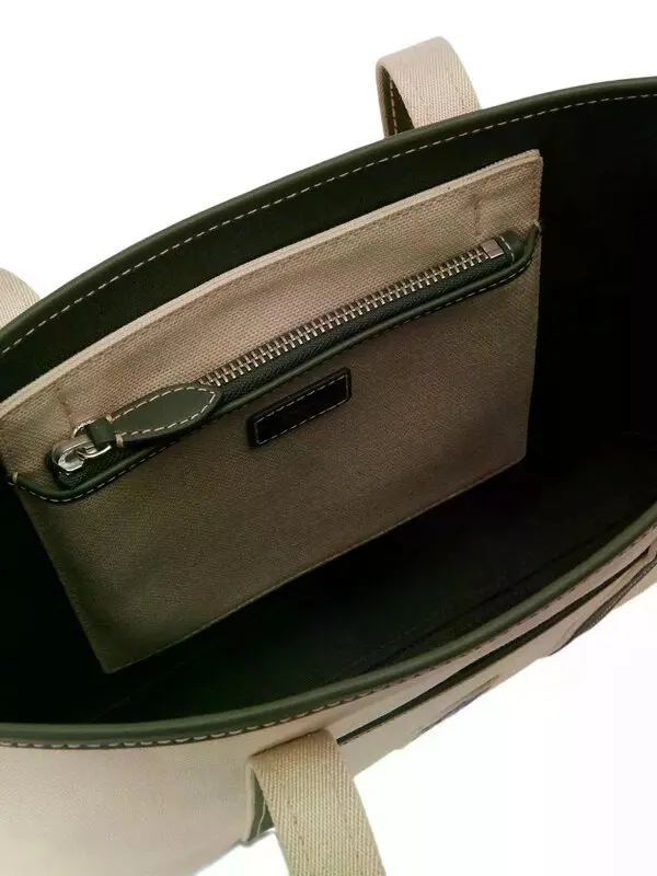 Polo Ralph Lauren Embroidered Patch Shopper Tote - Neutrals