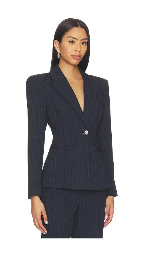L'Agence Therese Cinched Waist Blazer