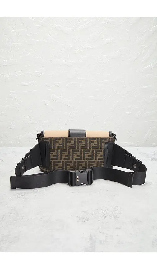 FWRD RENEW Fendi Zucca Baguette Convertible Belt Bag