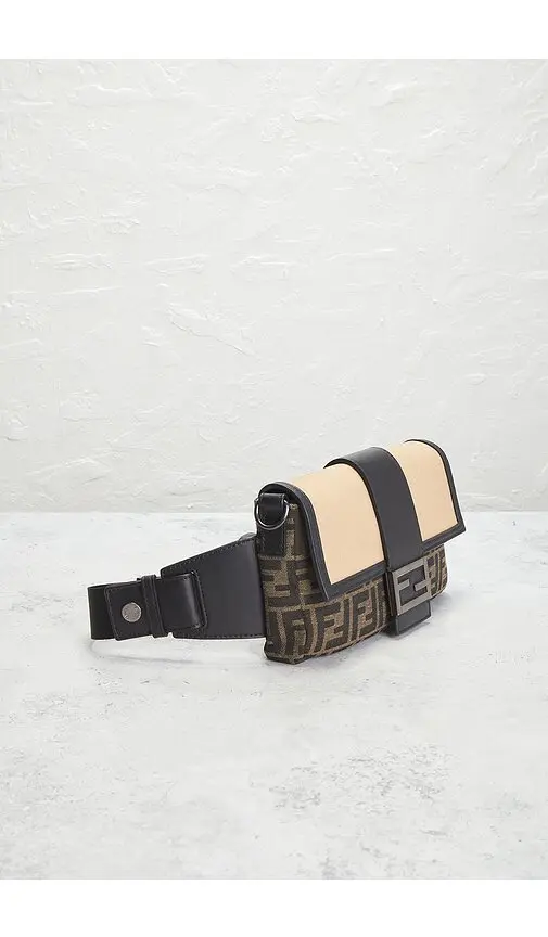 FWRD RENEW Fendi Zucca Baguette Convertible Belt Bag