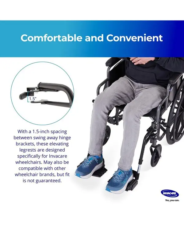 INVACARE Wheelchair Legrest With Heel Loops