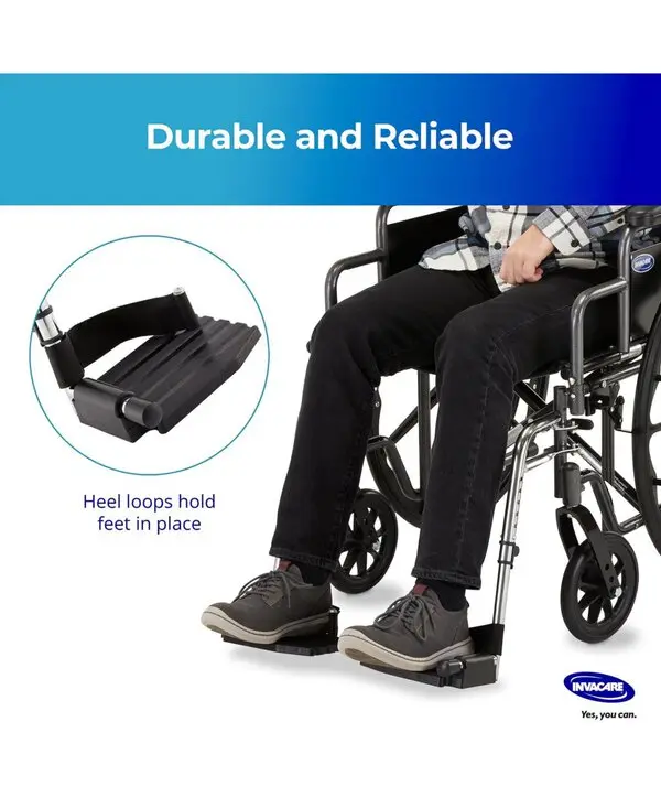 INVACARE Wheelchair Legrest With Heel Loops