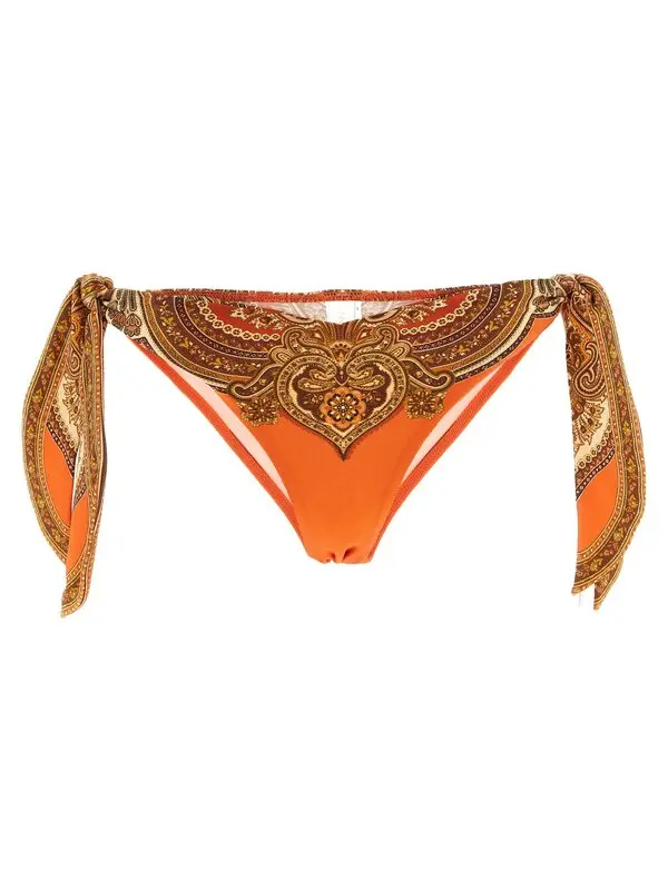 Zimmermann Mahon Paisley-print Bikini Briefs - Multicolor