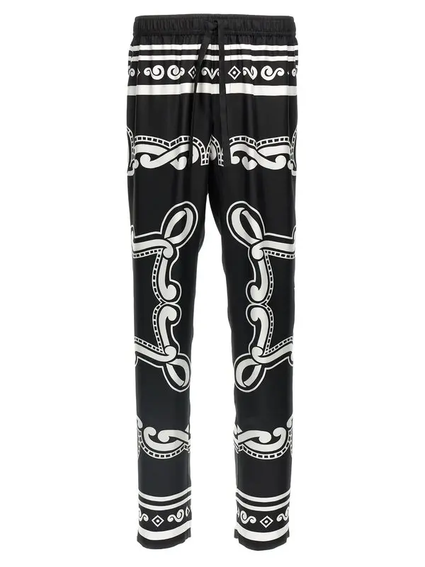 Dolce & Gabbana Silk Pants - Multicolor