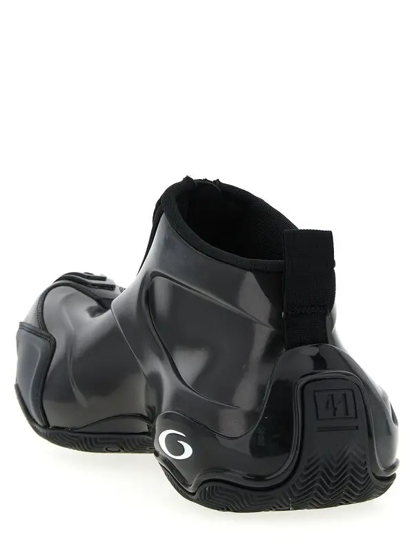 Balenciaga Basketball" Sneakers With Embossed Logo And Zip Closure