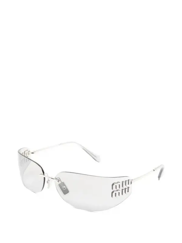 Miu Miu Rimless Geometric Sunglasses