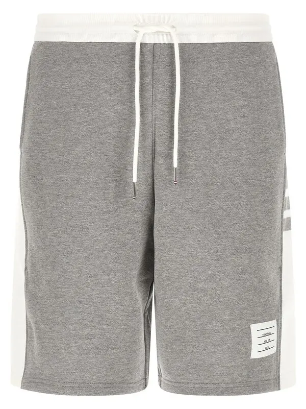 Thom Browne Bar Bermuda Shorts - Gray