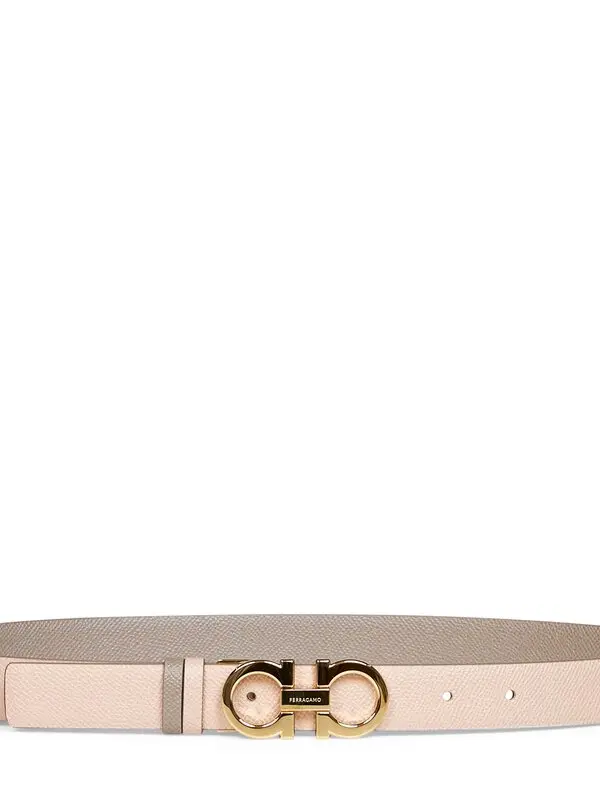 FERRAGAMO Reversible Gancini Belt - Multicolor