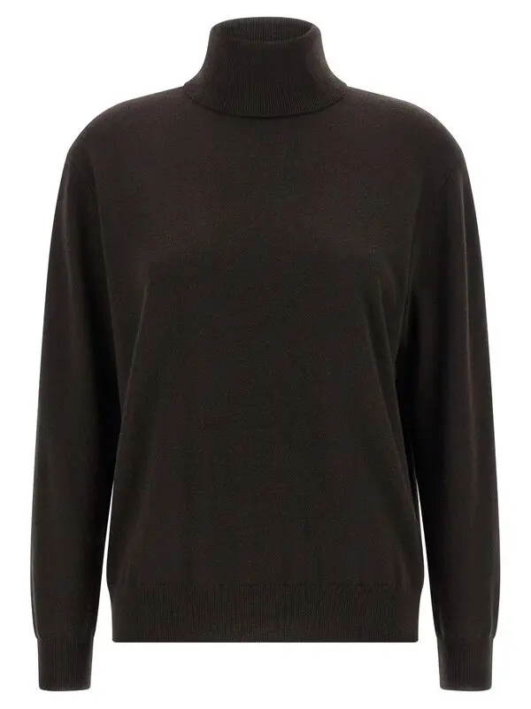 Brunello Cucinelli Cashmere Monile High Neck Sweater