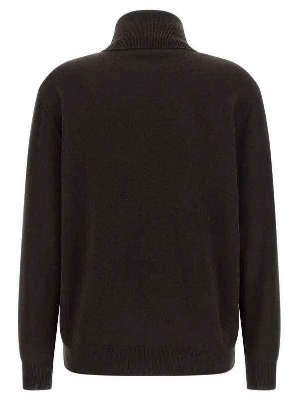Brunello Cucinelli Cashmere Monile High Neck Sweater