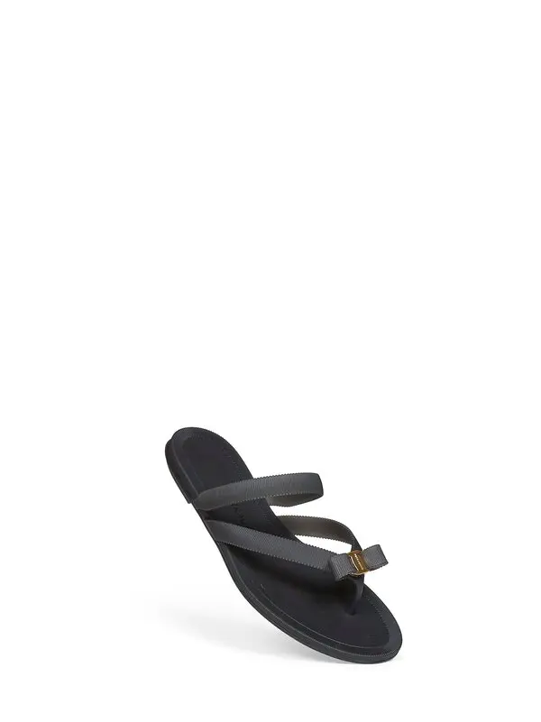 FERRAGAMO Vara Bow Thong Sandals - Multicolor