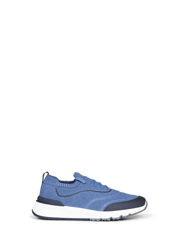 Brunello Cucinelli Techno Cotton Knit Runners
