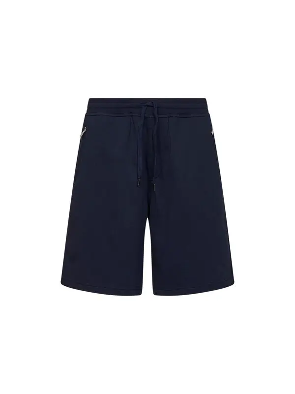 Brunello Cucinelli Techno Cotton Fleece Bermuda Shorts - Multicolor