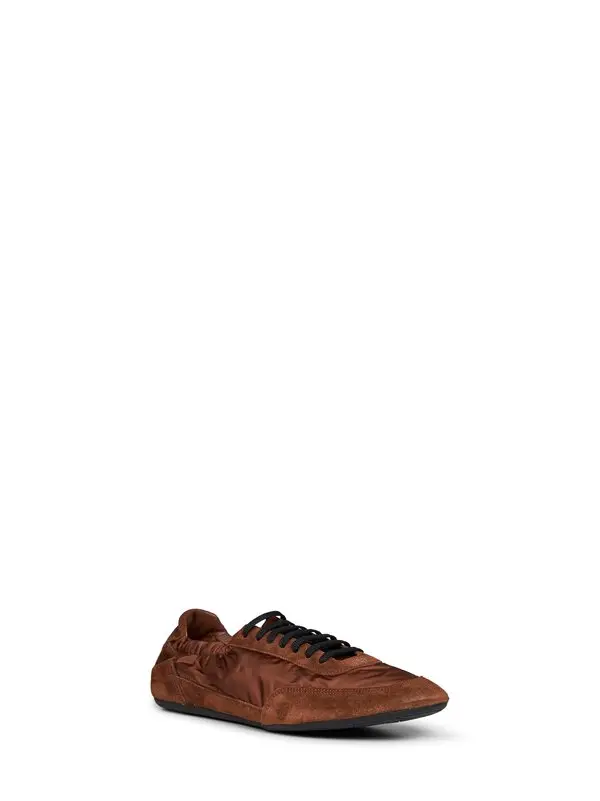 Prada Re-nylon And Suede Lace-up Sneakers - Multicolor