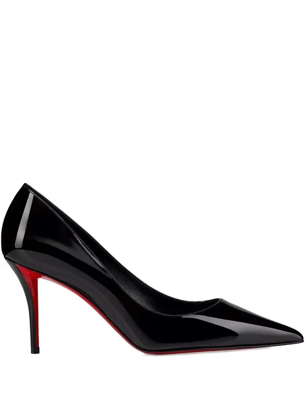 CHRISTIAN LOUBOUTIN Miss Z Patent Leather Slingback Pumps - Multicolor