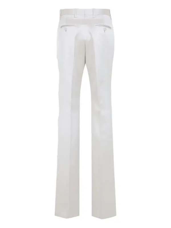 TOM FORD Cotton And Silk Blend Trousers - Multicolor