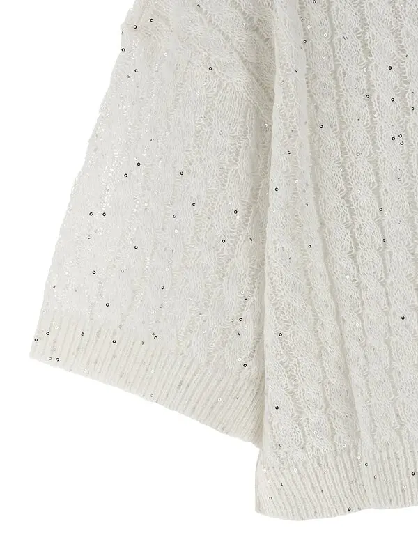 Brunello Cucinelli Dazzling Cable" Cardigan