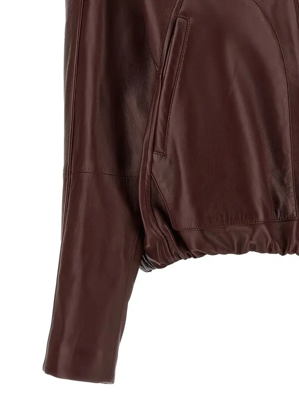 Brunello Cucinelli Nappa Leather Jacket - Multicolor