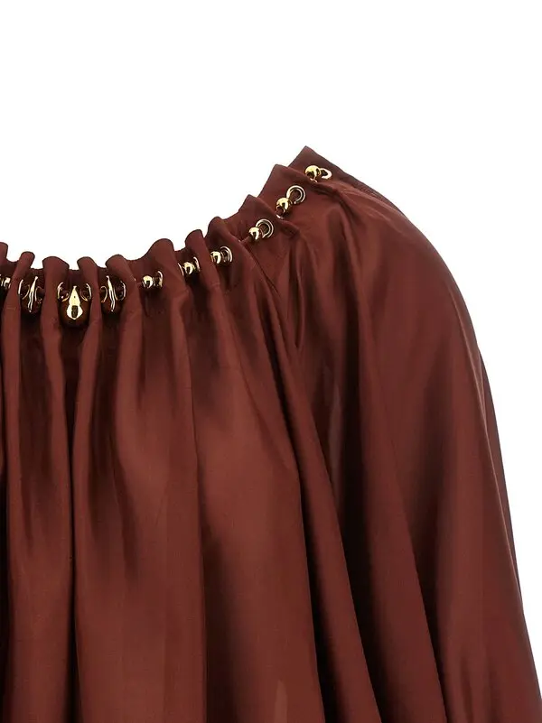 Zimmermann Aster Silk Habotai Blouse - Multicolor