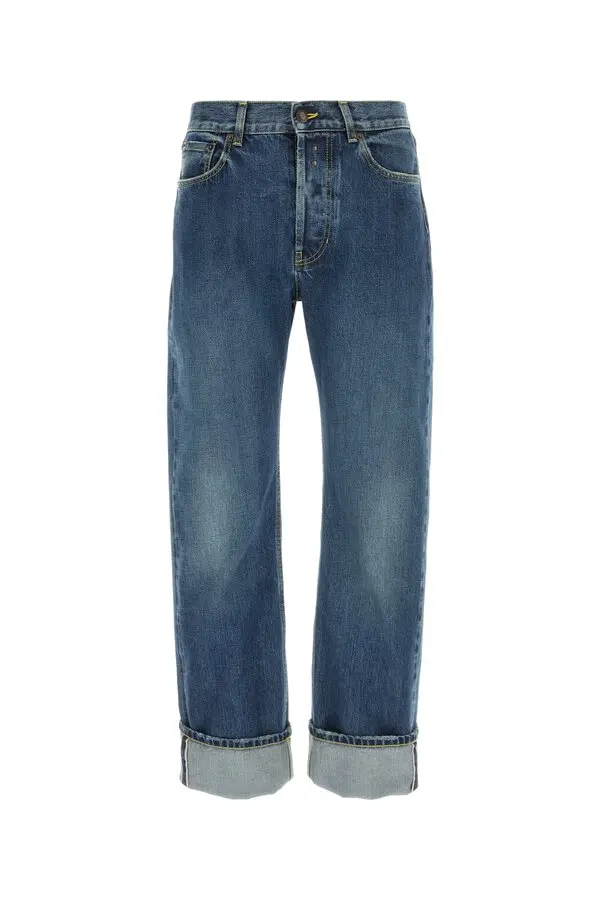 Alexander McQueen Tencel Cotton Jeans - Multicolor