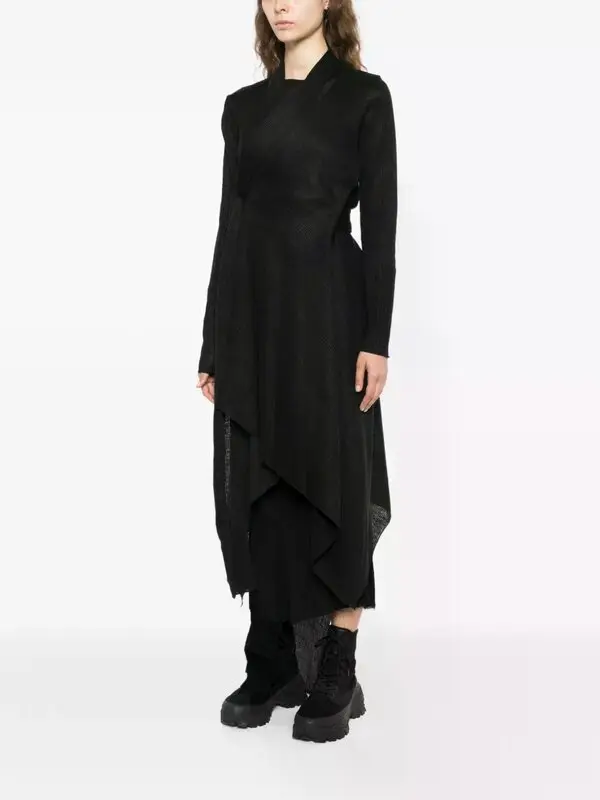 LIMI FEU Ribbed Asymmetric Cardigan