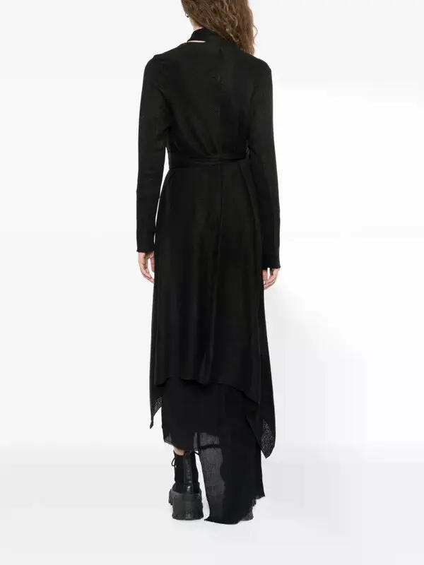 LIMI FEU Ribbed Asymmetric Cardigan