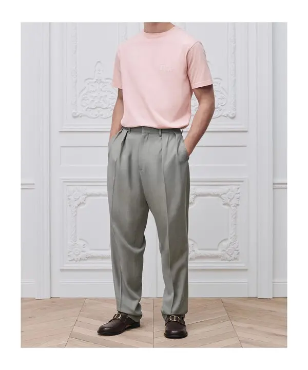 Dior T-shirt With Embroidery, Relaxed Fit - Pink