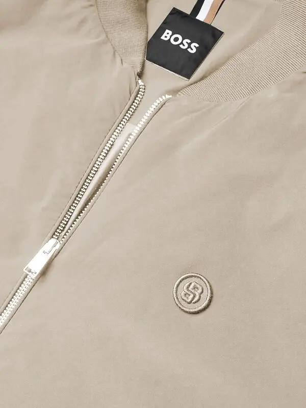 Hugo Boss Zip-up Logo Sweatshirt