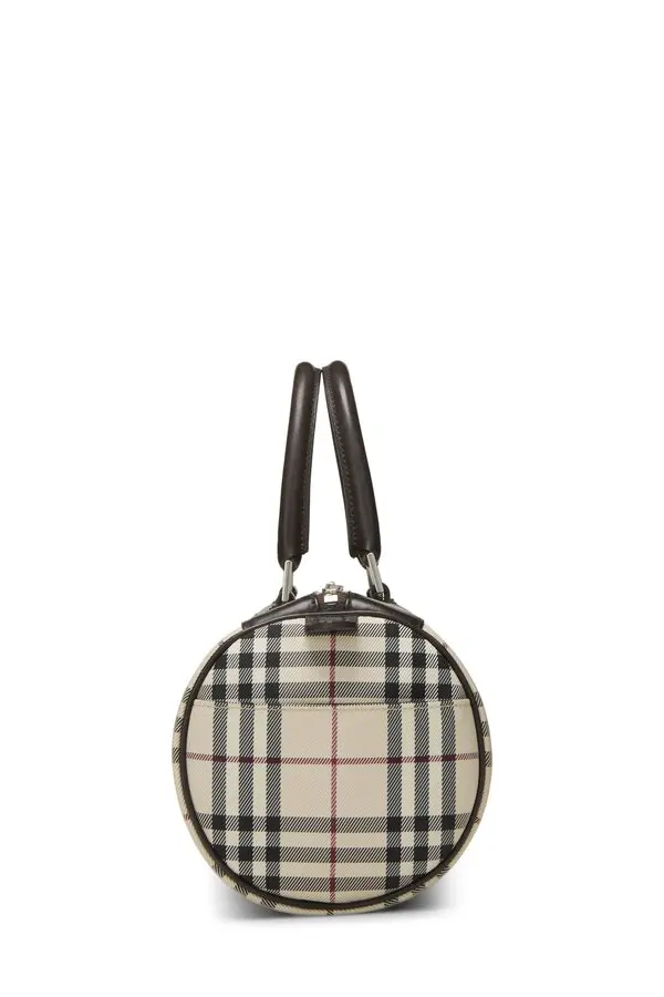 Burberry House Check Roll Handbag