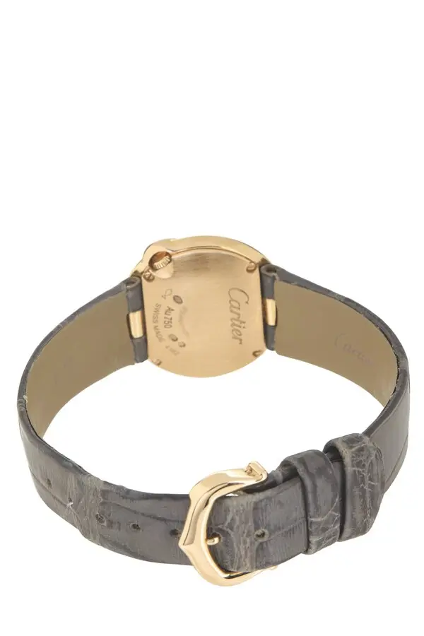 Cartier Ballon Blanc Rose Gold Watch With Diamond Accent