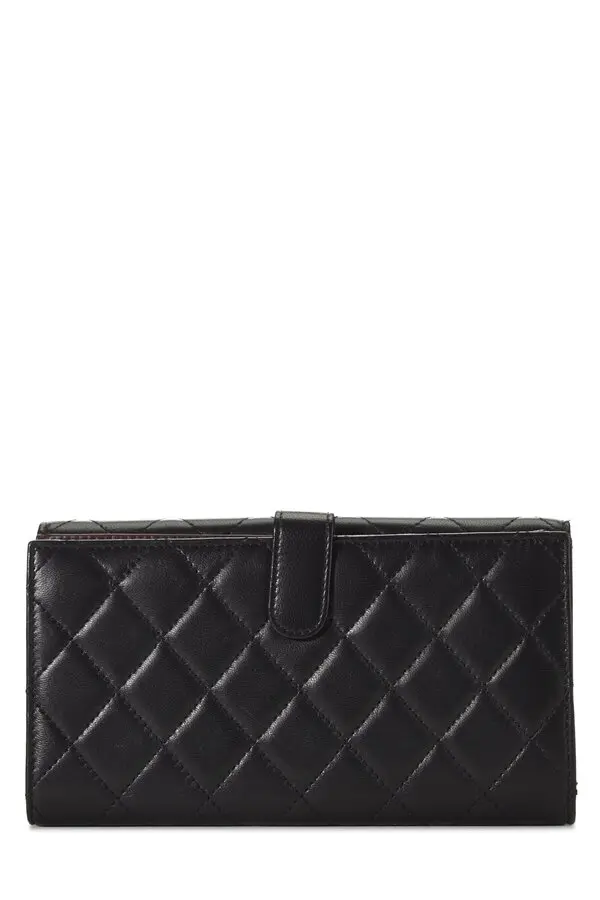 Chanel Lambskin Quilted Flap Wallet