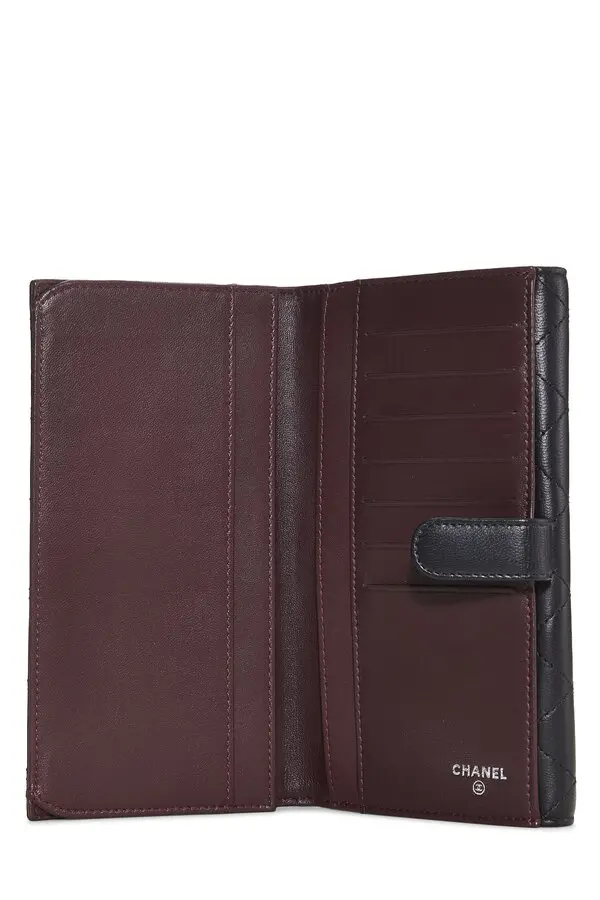 Chanel Lambskin Quilted Flap Wallet
