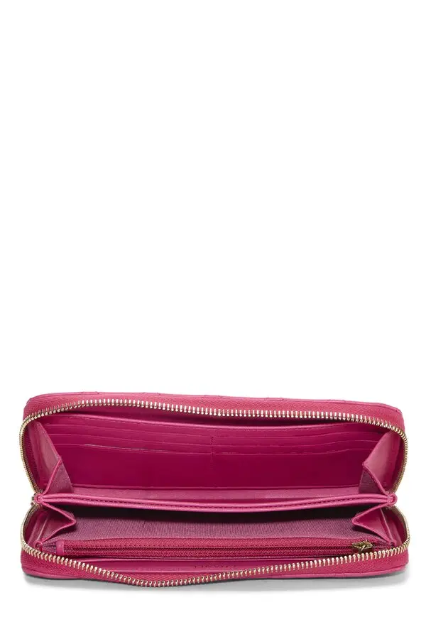 Chanel Quilted Lambskin Zippy Wallet