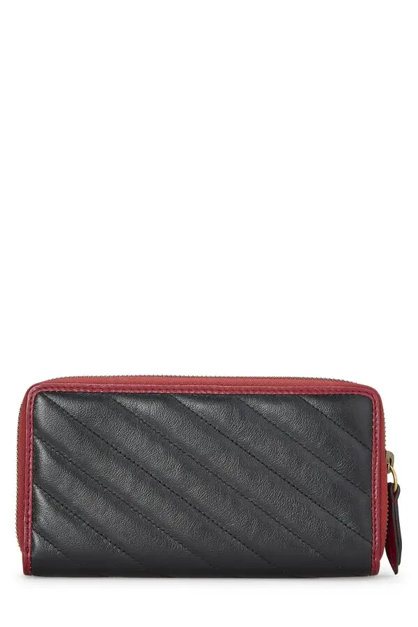 Gucci Multicolor Diagonal Gg Zip Around Wallet