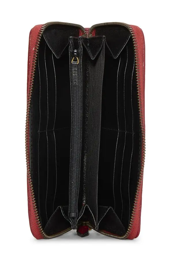 Gucci Multicolor Diagonal Gg Zip Around Wallet