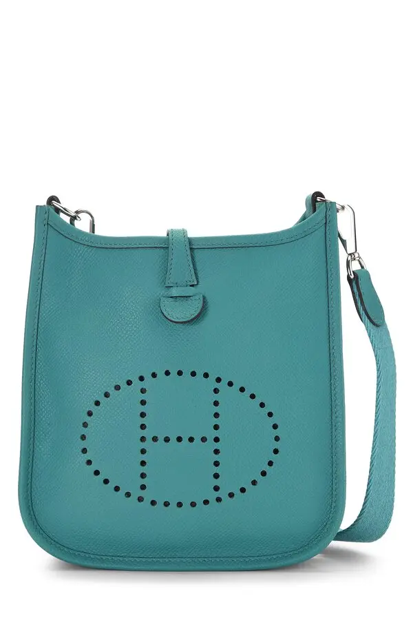 Hermès Epsom Evelyne - Blue Paon