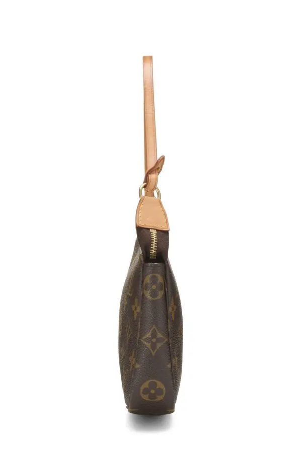 LOUIS VUITTON Monogram Pochette Accessories Shoulder Bag - Brown