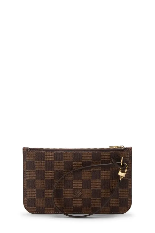 LOUIS VUITTON Damier Ebene Neverfull Pouch Nm