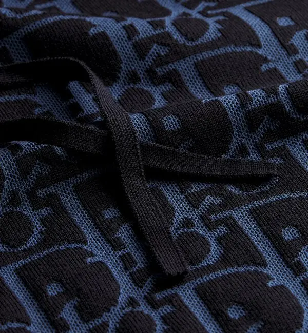 Dior Zip-up Hooded Cardigan With All-over Monogram