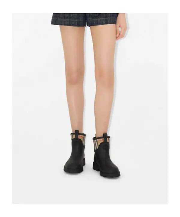 Burberry Marsh Stamp Low Boots - Black