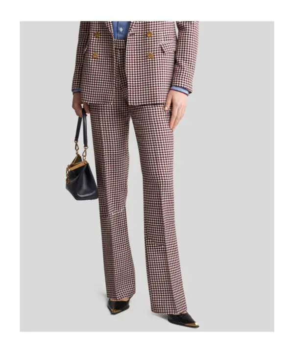 Etro Houndstooth Tailored Trousers