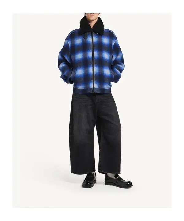 Balenciaga Square Toe Loafers With Matte B Logo