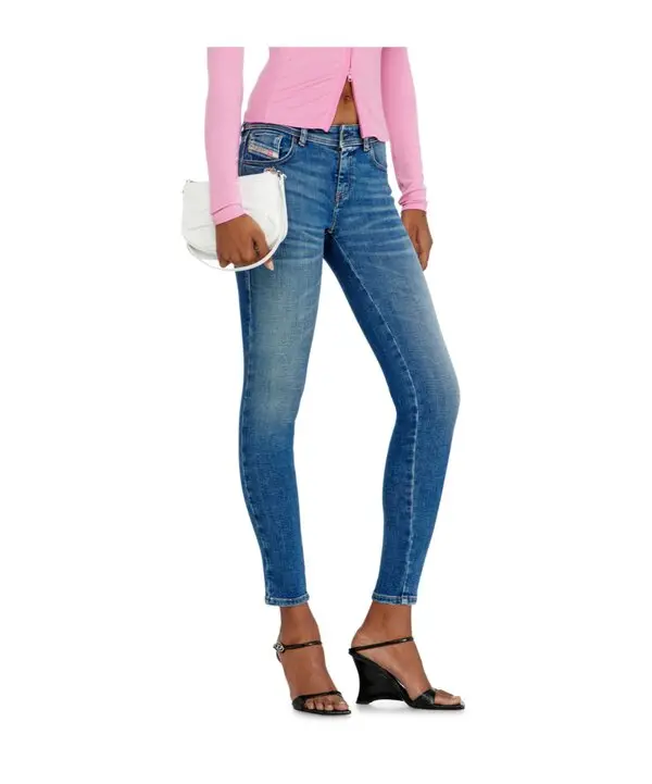 DIESEL® Slandy Skinny Jeans - Medium Blue