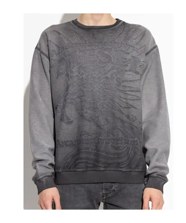 DIESEL® S-aron-raw Sweatshirt - Gray