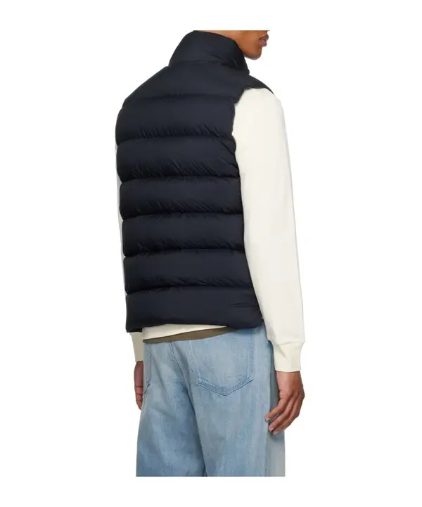 Moncler Tibb Zip-up Padded Vest - Blue