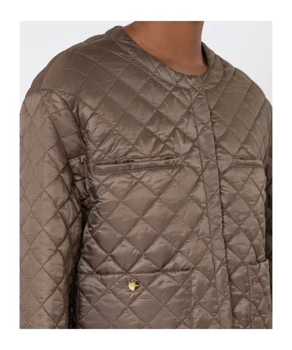 Max Mara Quilted Jacket - Hazelnut Brown