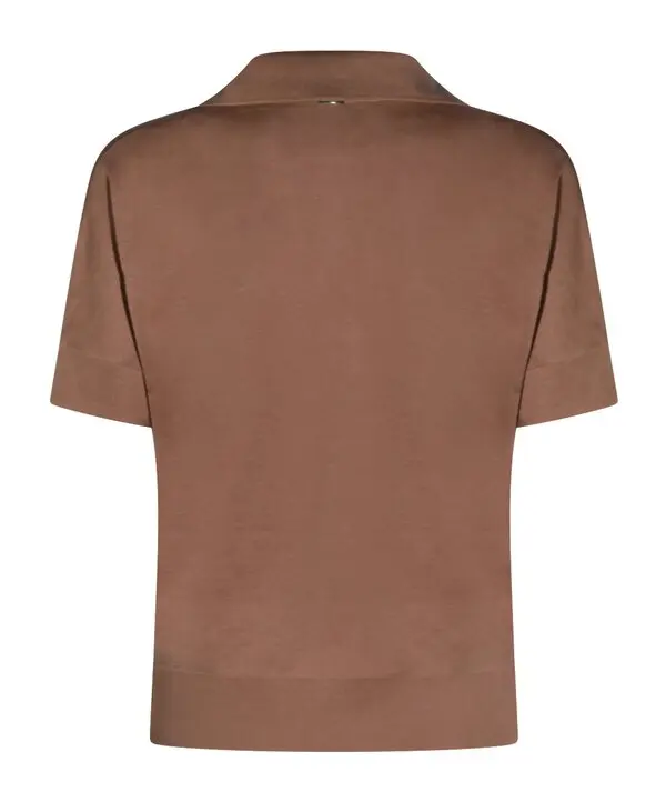 Herno V-neck Fine-knit T-shirt