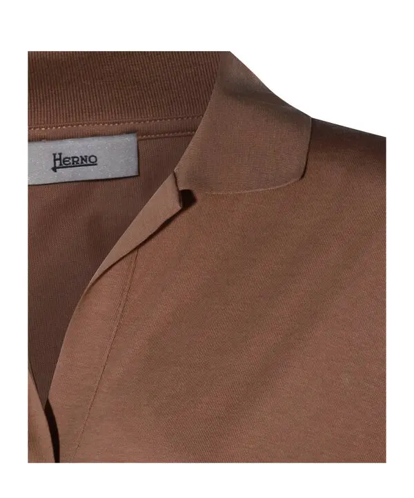 Herno V-neck Fine-knit T-shirt