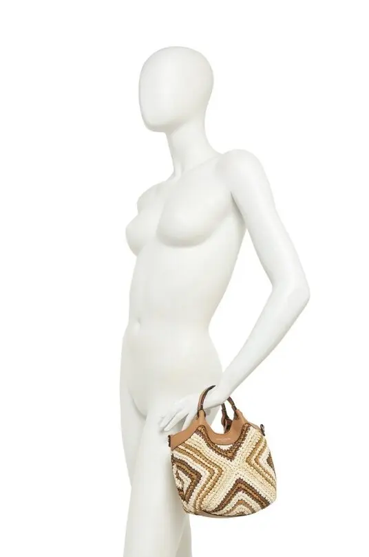 GIANNI CHIARINI Dua Woven Shoulder Bag