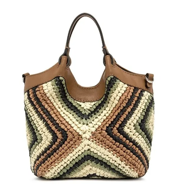 GIANNI CHIARINI Dua Woven Shoulder Bag